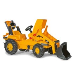 CAT BACKHOE LOADER FRONTI. ROLLY TOY 813001