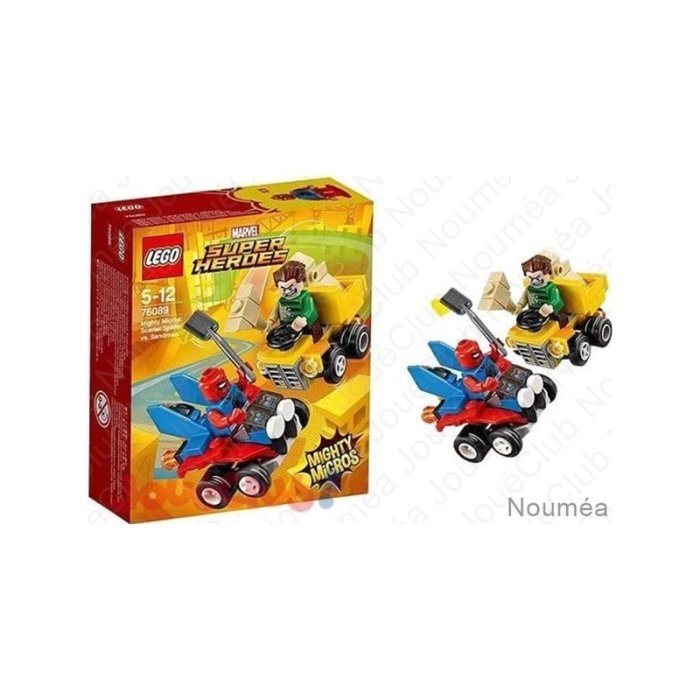 SCARLET SPIDER CONTRE SANDMAN LEGO 76089