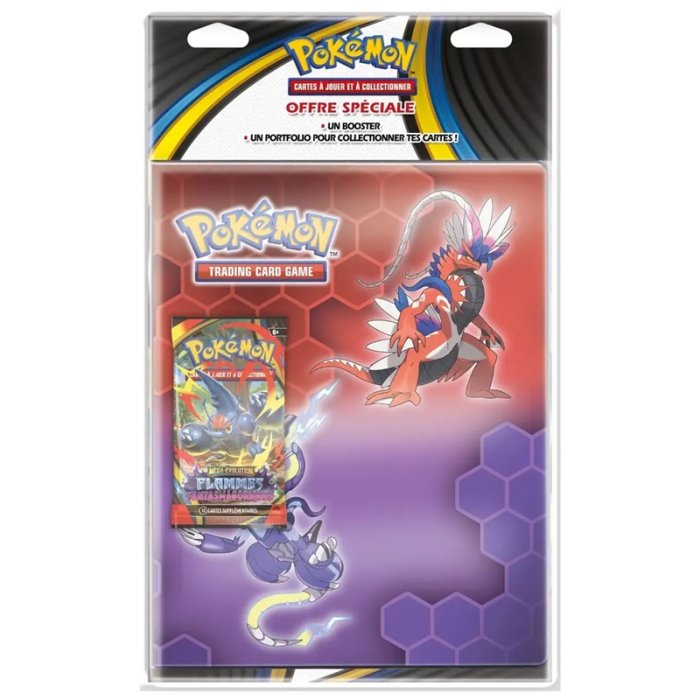 POKEMON EV12 PACK PORTFOLIO + BOOSTER ASMODEE