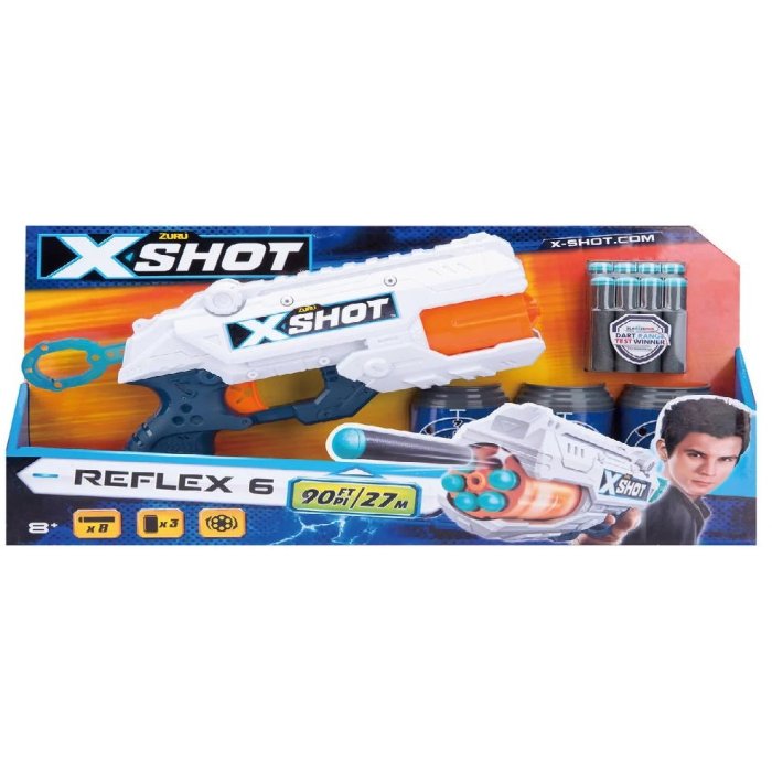 X-SHOT - REVOLVER REFLEX 6 SIDJ 36197